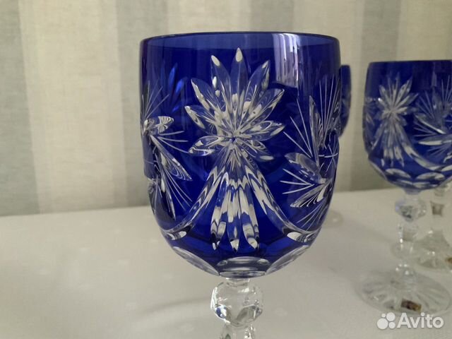 Бокалы под вино богемский хрусталь купить в Москве, цена 15 000 руб ...