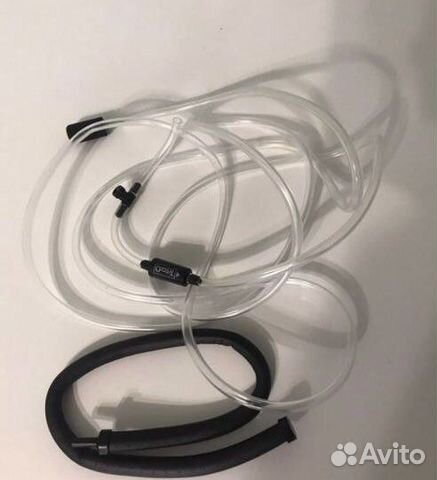 Силиконовая трубка с переходниками