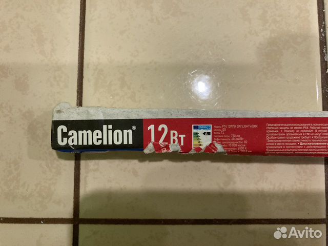 Лампа люминесцентная Camelion T4, G5, 12Вт, 6500 К