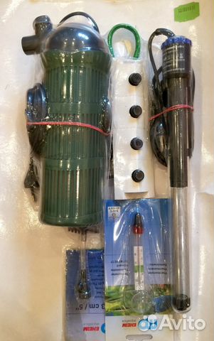 Eheim Aquaball 130 + Eheim нагреватель 100 вт + те