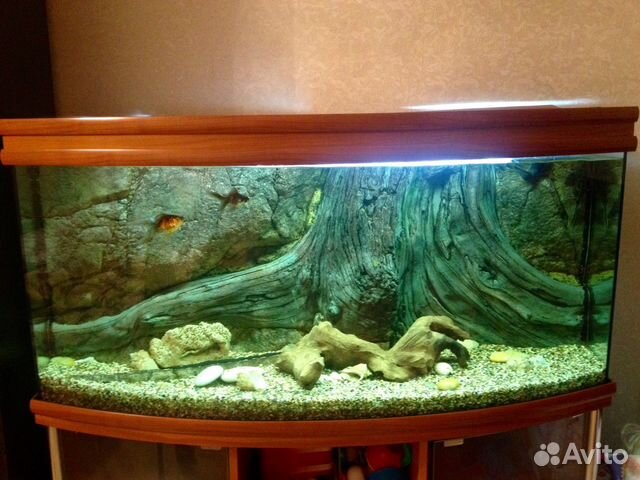 Панорамный аквариум 360л