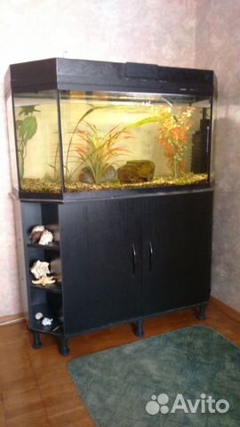 Аквариум с тумбой