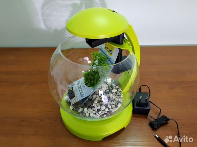 Круглый аквариум Tetra Cascade Globe 6.8л, зеленый