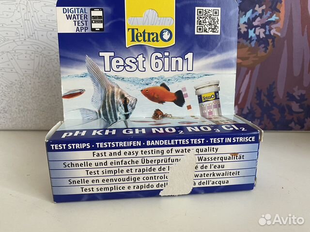 Тест полоски для воды Тетра
